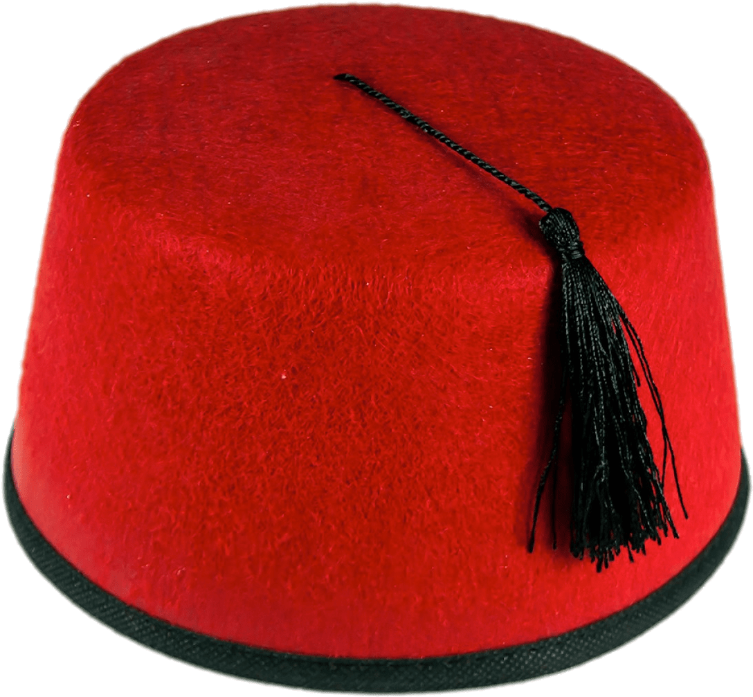Fez With Black Tassel - Fez - (1200x1200) Png Clipart Download