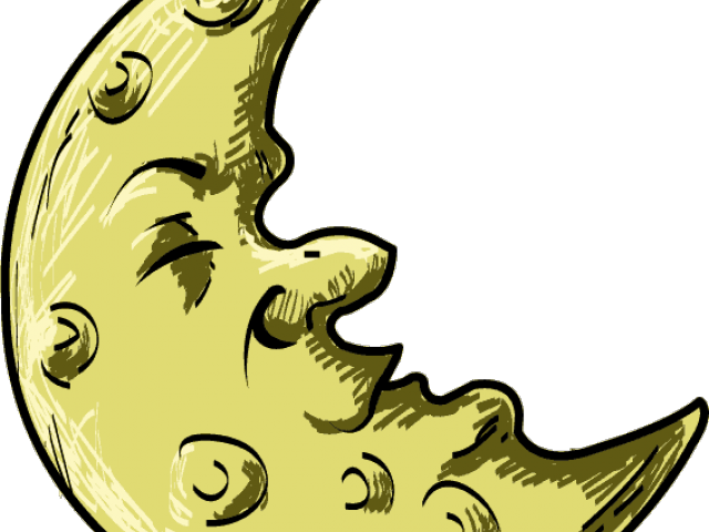 Moon Clipart Science - Cartoon Moon - (640x480) Png Clipart Download