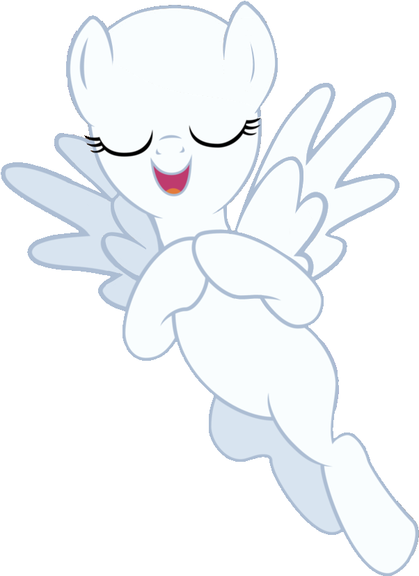 Mlp Base Pegasus - Mlp Base Singing - (895x892) Png Clipart Download