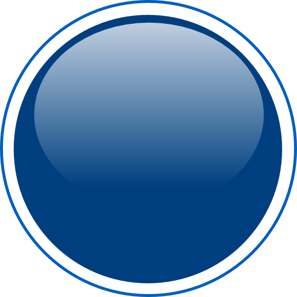 Glossy Blue Circle Button Clip Art At Clker - Icon Button Blue ...