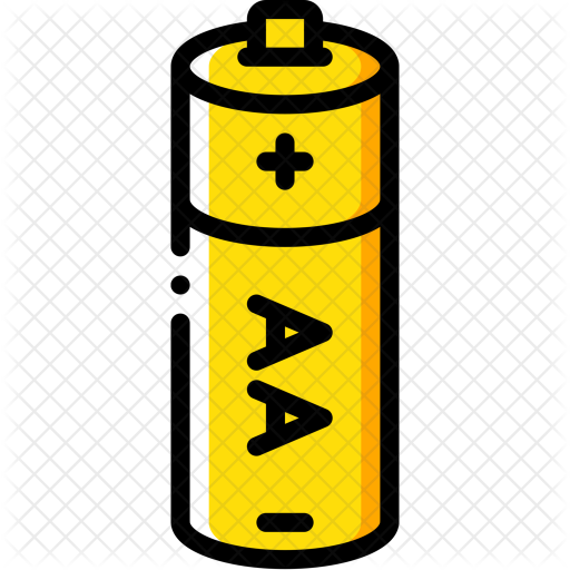 Aa Battery Icon - Aa Battery - (512x512) Png Clipart Download