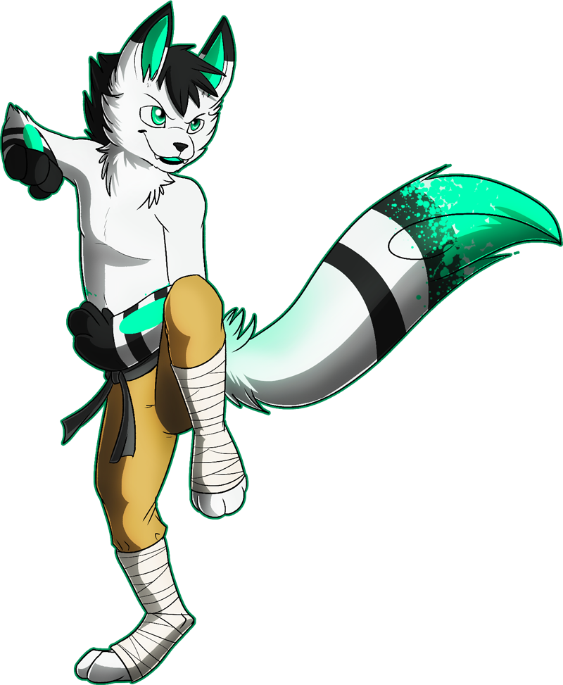 Everybody Was Kung Fu Fighting By Pandalecko - Kung Fu Fox - (800x973 ...