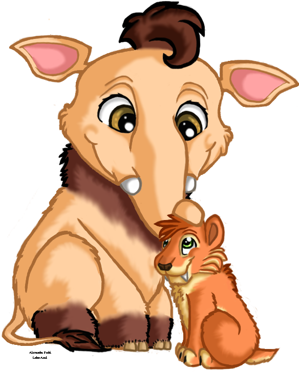 Ap Lobo 29 7 Ice Age Buddies By Ap Lobo - Drawing - (588x741) Png ...
