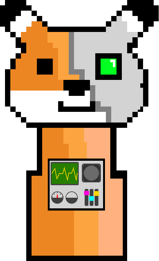 8bit Vpci - Cartoon - (509x833) Png Clipart Download