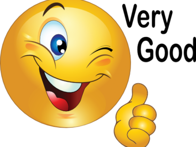 Good Job Clipart - Smiley Very Good - (728x564) Png Clipart Download