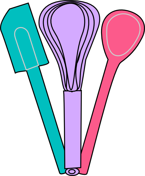 Baking Utensils Clip Art - Kitchen Utensils Clipart No Background ...