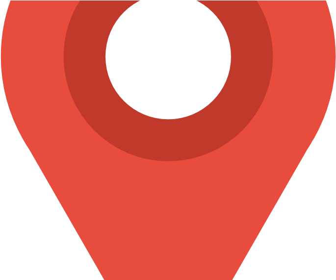 Map Marker Icon - Circle - (1024x570) Png Clipart Download