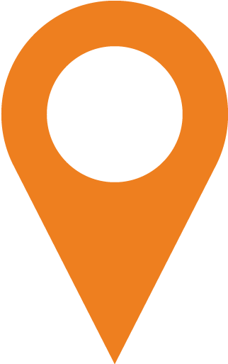 Map Marker Orange - Location Icon Png Orange - (443x512) Png Clipart ...