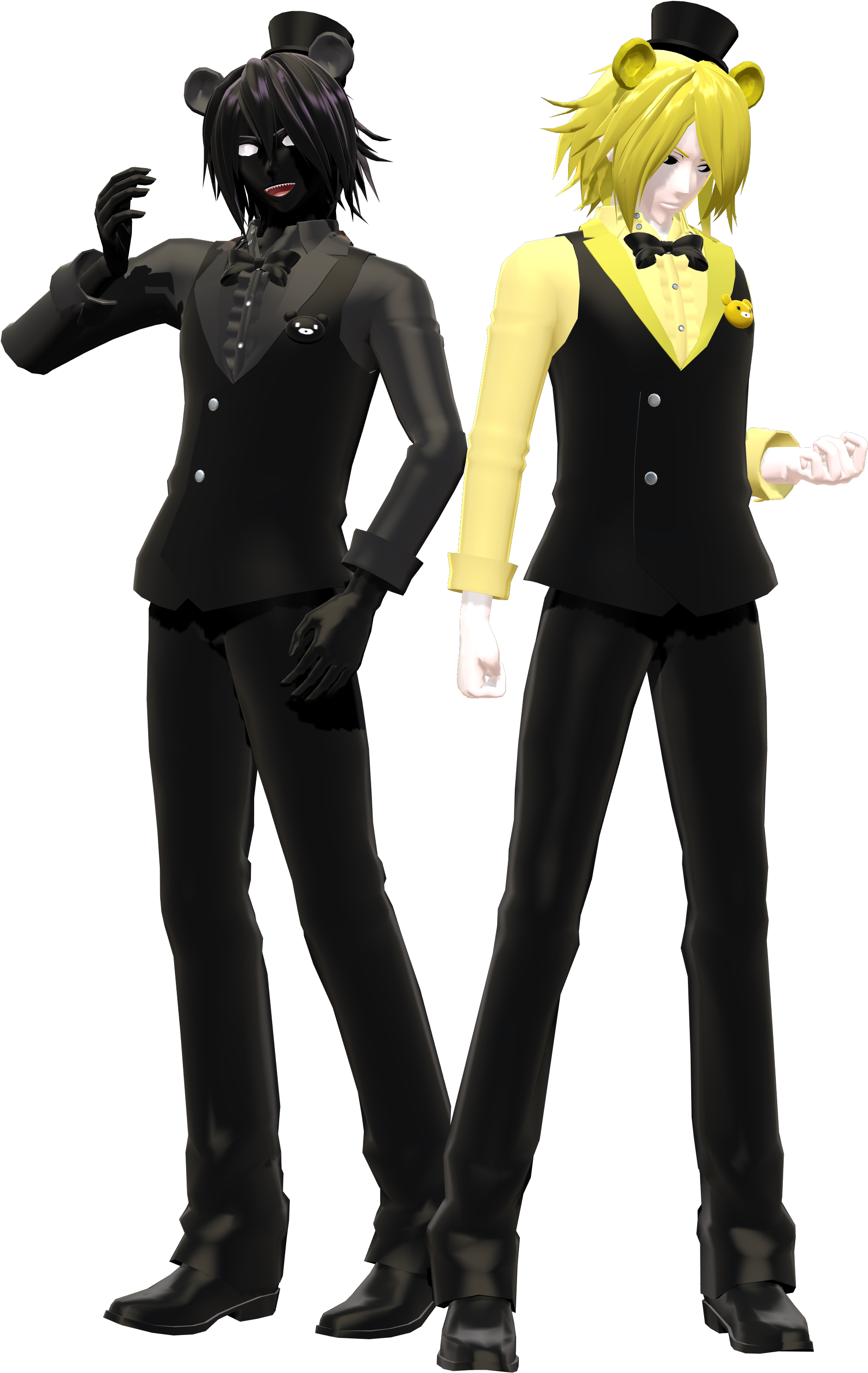 Mmd Fnaf By Sharplefear - Five Nights At Freddy's - (3000x3000) Png ...