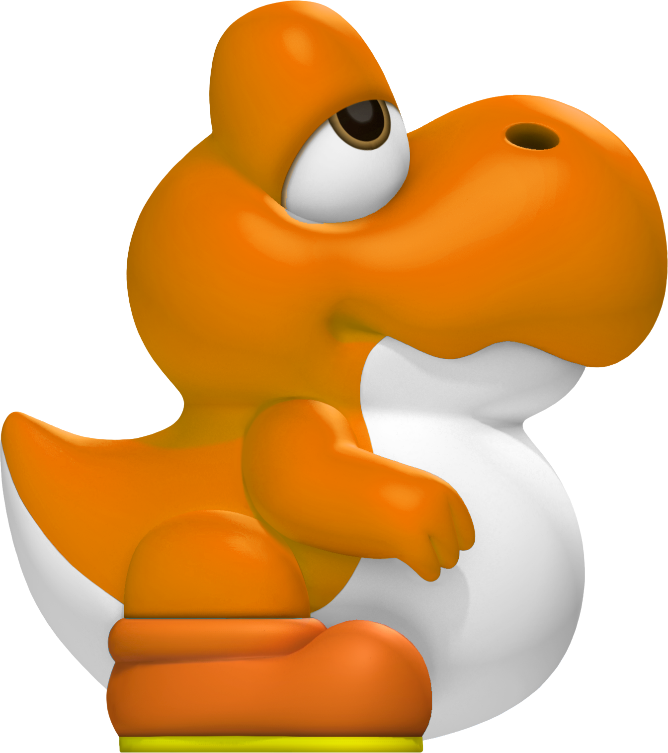 New Super Mario Bros - Super Mario Bros Baby Yoshi - (1344x1515) Png ...