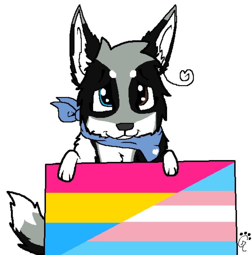 Pansexual Transgender Pride By Rorschachaj On Deviantart - Cartoon ...