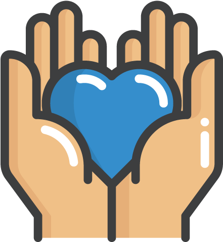 We Love Giving Back - Donation - (500x500) Png Clipart Download