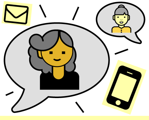 Call Or Text Your Family - Cartoon - (500x405) Png Clipart Download