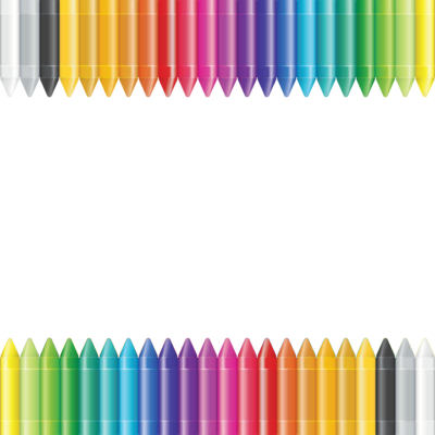 Crayon Border - Crayons Background Powerpoint - (400x400) Png Clipart ...