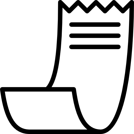 Thermal Paper - Invoice - (980x980) Png Clipart Download