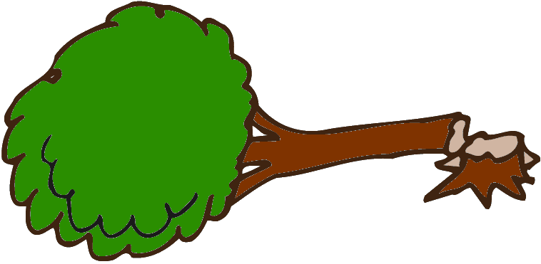 Fallen Christmas Tree Clipart, Fallen Tree Clipart - Tree Falling Down ...