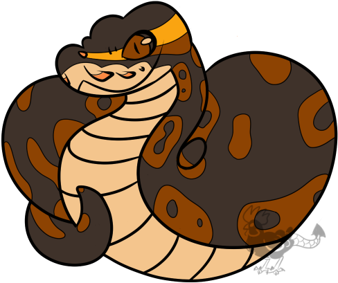 Python Clipart Small Snake - Snake - (500x445) Png Clipart Download