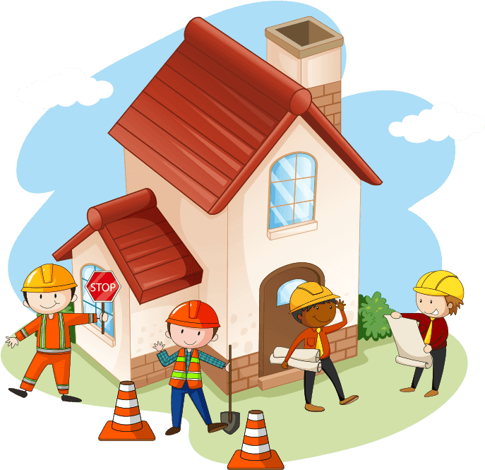 This Site Is Currently Inactive - House Construction Cartoon Png ...