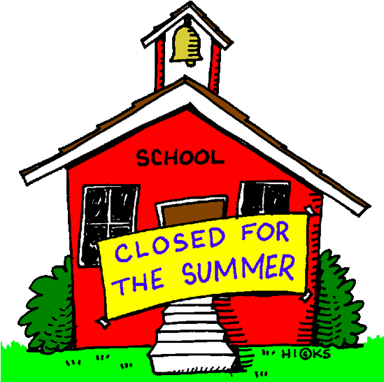 Closed For The Summer - Last Day Of School - Full Size PNG Clipart ...
