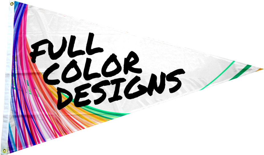 Custom Pennant Flags - Banner - (1024x1024) Png Clipart Download