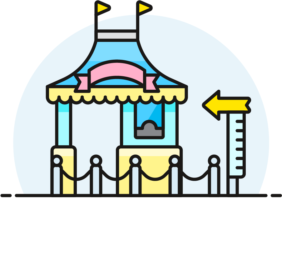 10 Ticket Booth - Illustration - (1025x1148) Png Clipart Download