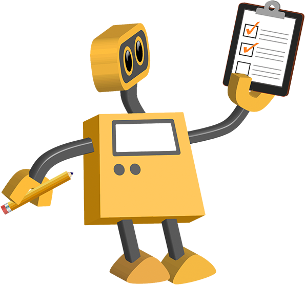 Robot 72 - Checklist - Check List Transparent Background - Full Size ...