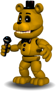 Stand Up Golden Freddy By Pkthunderbolt100 - Personagens De Fnaf World ...