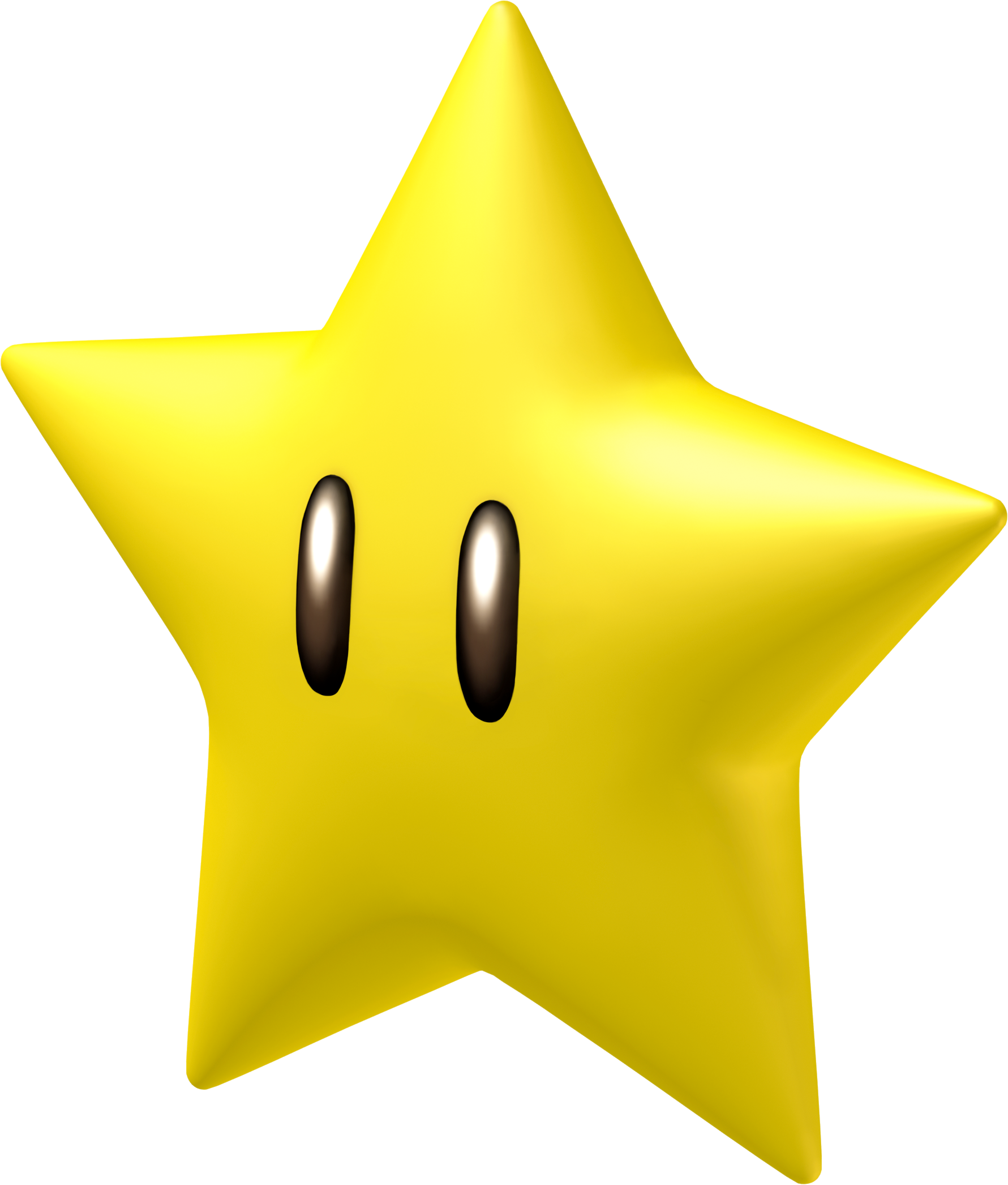 Mario Star - (1781x2092) Png Clipart Download