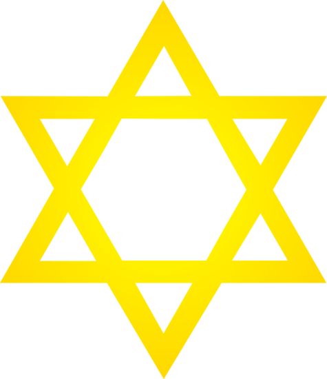 Golden Star Of David Symbol - Yellow Star Of David Symbol - (475x550 ...