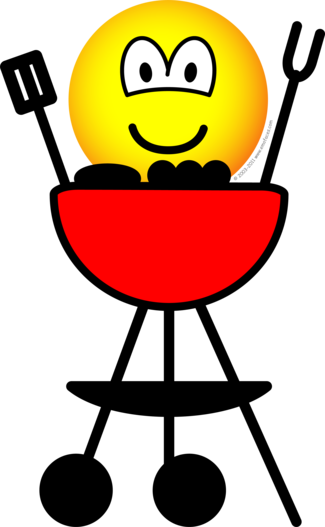 Bbq Emoticon - Barbeque Emoticon - (325x527) Png Clipart Download