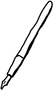 Drawn Pen Writing Gif Transparent - Line Art - (379x350) Png Clipart ...