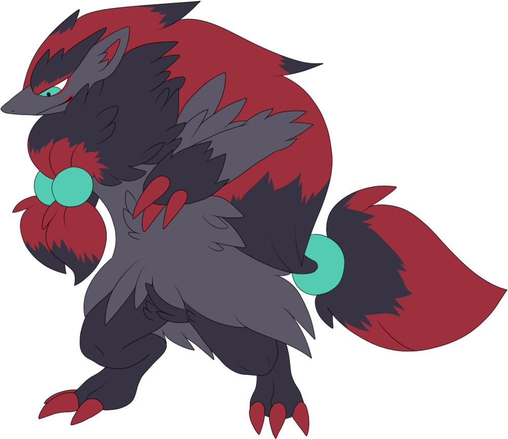 Mega Zoroark By Mute-owl - Pokemon Zoroark Mega Evolution - (1024x865 ...