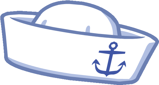 Sailor Hat Clipart Png - Clothing - (550x318) Png Clipart Download