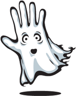 Ghost Hand Games - Hand Game - (400x400) Png Clipart Download