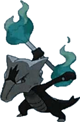 Marowak Alola Pokemon - Marowak - (400x400) Png Clipart Download