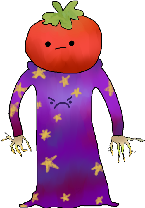 Thomas The Tomato Wizard By Askbero - Cartoon - (894x894) Png Clipart ...