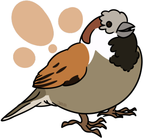 Felt Like Drawing A Fat Little Bird So I Did Yet Another - Cartoon ...