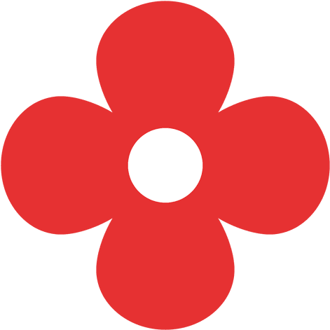 Red Flower Icon Transparent Png - Flower Icon Transparent - (512x512 ...