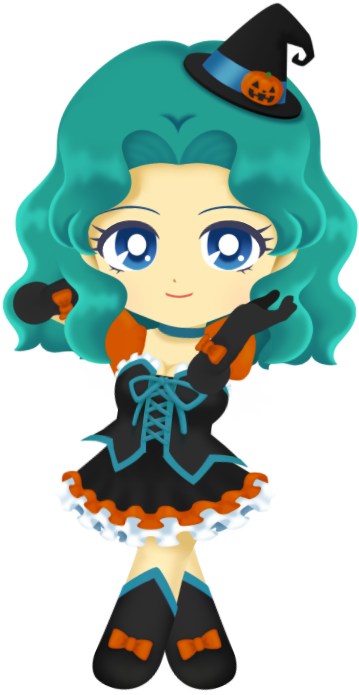 Sailor Moon Drops Halloween - (549x702) Png Clipart Download