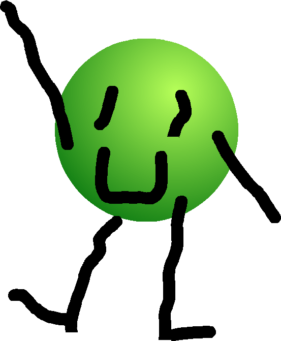 Green Ball - Smiley - (553x671) Png Clipart Download