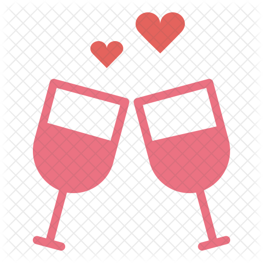 Wine Icon - Wine Glass Cheers Clipart - (512x512) Png Clipart Download