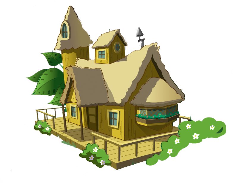 Home - Cartoon - (784x617) Png Clipart Download