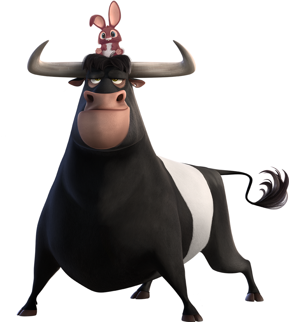 Bull Bunny Render - Ferdinand In Real Life - (1013x1110) Png Clipart ...