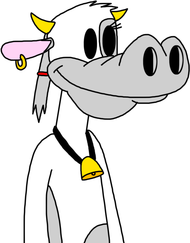 Olive The Lazy Cow By Marcospower1996 - Cartoon - (894x894) Png Clipart ...