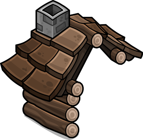 Log Cabin Sprite 003 - Wood - (488x480) Png Clipart Download