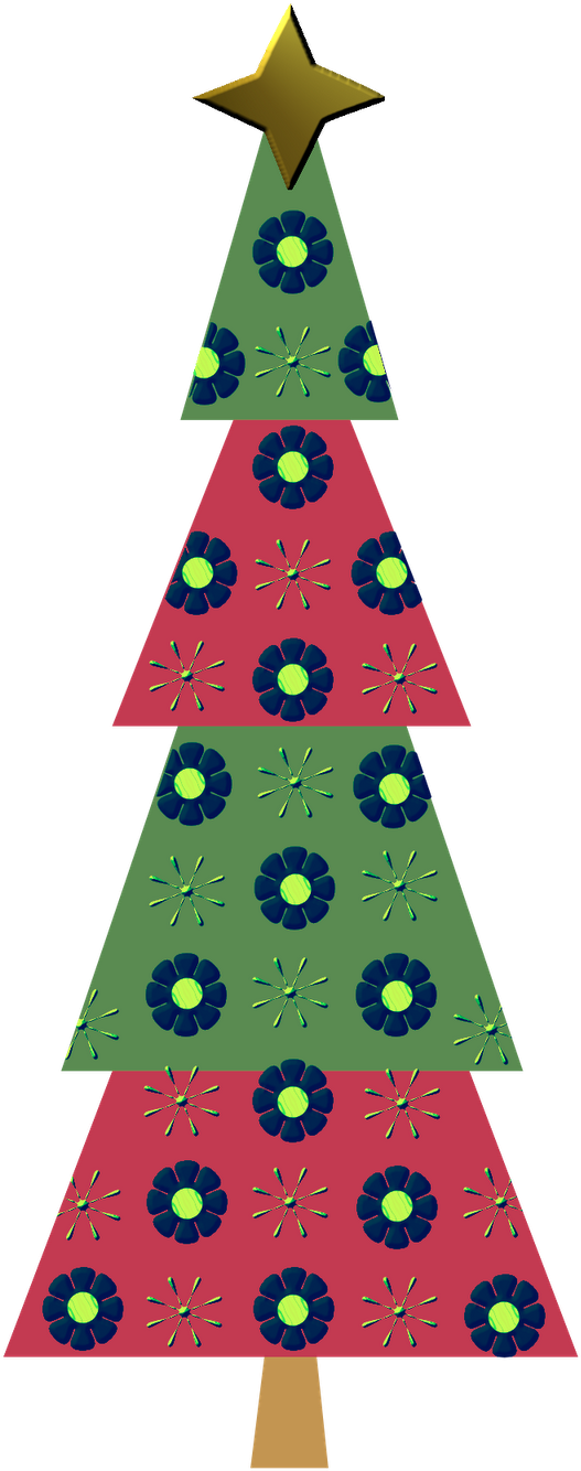 Shape Christmas Tree - Christmas Tree - (758x1600) Png Clipart Download