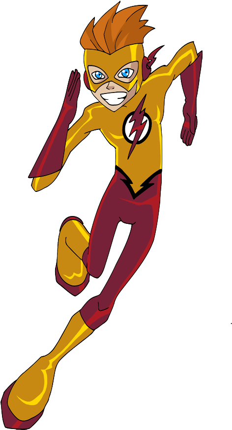 Kid Flash Transparent Png - Jovens Titãs Kid Flash - Full Size PNG ...