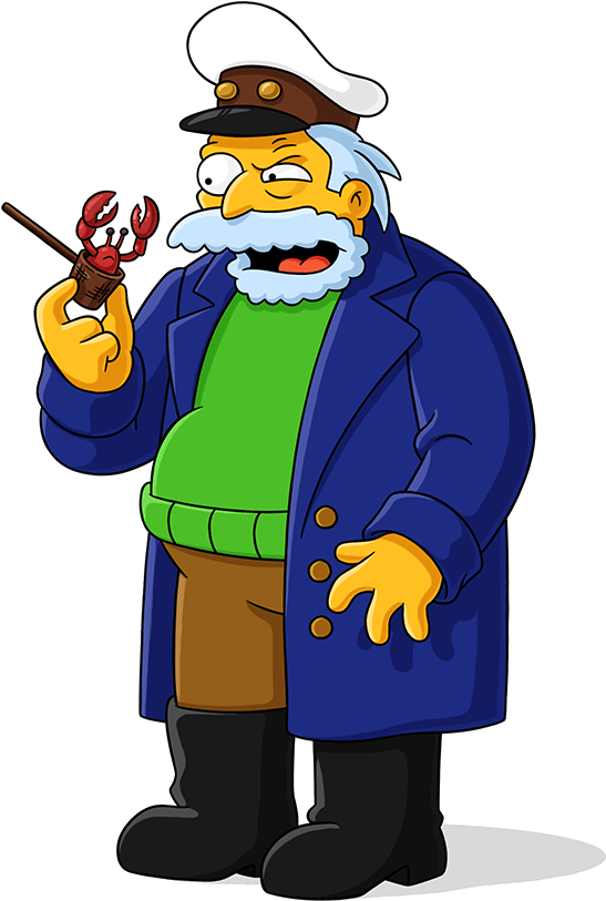 Simpsons Cletus Spuckler Fight - (550x960) Png Clipart Download