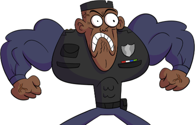 Chief Kevlar - Cartoon - (642x411) Png Clipart Download
