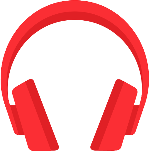 Red Headphones Icon Png - Full Size PNG Clipart Images Download
